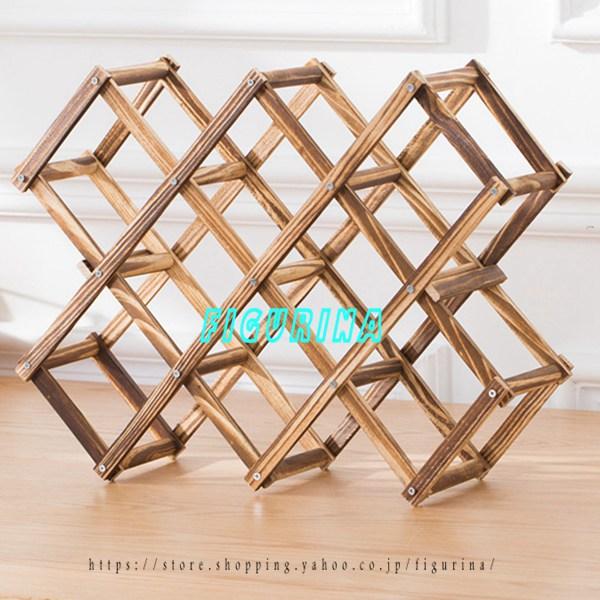 【発売日：2024年05月29日】ンパクトに折りたためて収納でき、使い勝手も便利です。　女性も簡単に扱うことができます。のぬくもりと手作り感が溢れる、折りたたみ式の木製ワインラックです。インを天然木のラックに飾ってインテリアのポイントに！　...