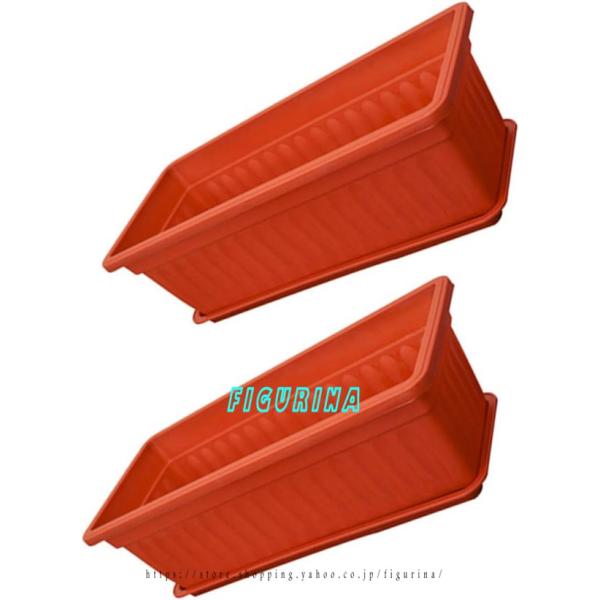 【発売日：2024年05月29日】窓辺プランターボックス - 屋外用のこのプランターは、太陽、雨、雪に耐えられ、長期間美しさを保ちます。フラワープランターボックス - 長方形のガーデニングポットは、優れたプラスチック素材で耐久性があり、美し...