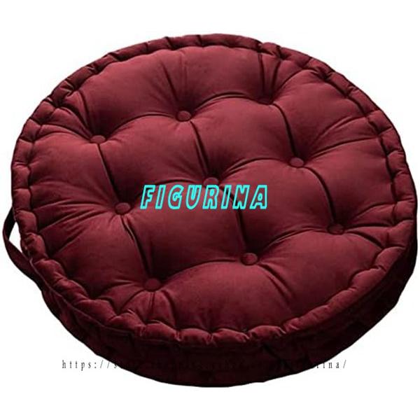 【発売日：2024年05月30日】簡単なお手入れ：手洗いできるので、清潔を保ちやすく、インナーコアは取り外して洗います。頻繁の洗濯は避け、乾燥させたらすぐに使えます。新しいデザインの丸い装飾枕：魅力的な3Dボタンデザインとキャリーストラップ...