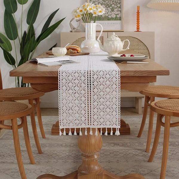 【発売日：2024年01月15日】★【食卓を明るくてオシャレにします】良い家と台所の装飾、ダイニングテーブルランナー、ドレッサースカーフ、コーヒーテーブルランナー、ベッドランナーなどとして完璧に使用する。★【インテリア】敷くだけでほのかな高...