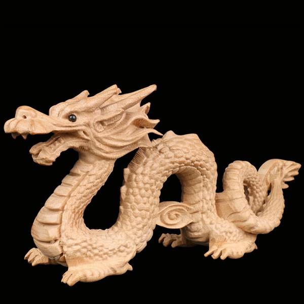 【発売日：2024年01月23日】◎サイドライン彫刻、強力な、繊細な、シンプルな形、全体の大気は、すべての詳細は、強力な強力な形、滑らかなライン生き生きとしています。◎古くから神獣と崇められている龍、龍を身近に置くことで、邪気を払い、気の流...