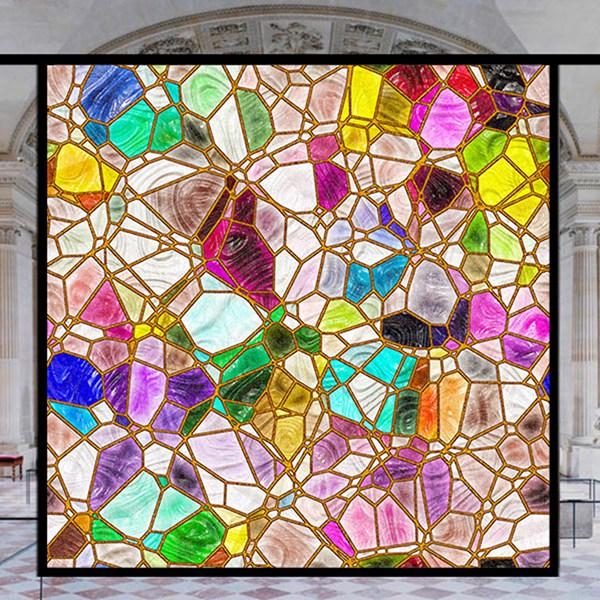 【発売日：2023年04月17日】【窓 断熱シート--適用場所 】ガラス用ウィンドウプライバシーフィルムは、ほこりや油のない滑らかなガラス表面に装飾的で機能的なカバーを追加するのに最適です。ご家庭のキッチン、家庭の窓、ガラス引き戸、オフィス...