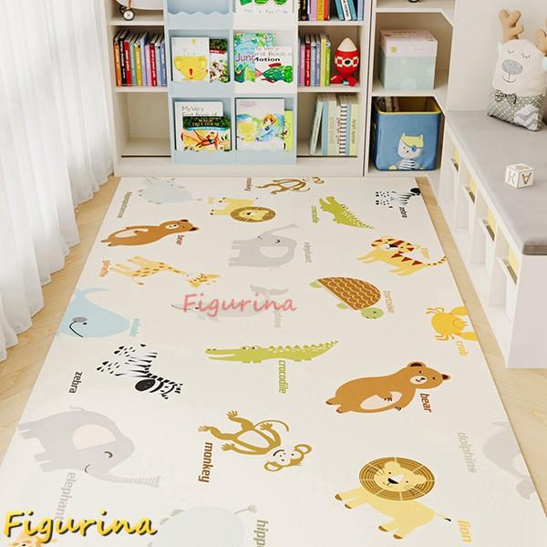 【発売日：2023年05月29日】【優れた耐久性】PVC素材より、PU材質の方が磨耗に強く、寿命が長いです。PU素材で色落ちもしないので、長持ちします。【教育的な敷物】 楽しくて教育的な敷物。子供や幼児にインタラクティブな方法で教えるのに最...