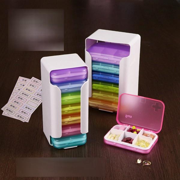 【発売日：2023年07月17日】【高級感】高級感溢れる、上品な大人デザインが好きなお友達にプレゼントとしても喜ばれると思います。サイズ：２８マス：7.2ｘ7.2ｘ15.8ｃｍ　４２マス：9.4ｘ7.2ｘ15.8ｃｍ【高実用性】医薬品だけで...