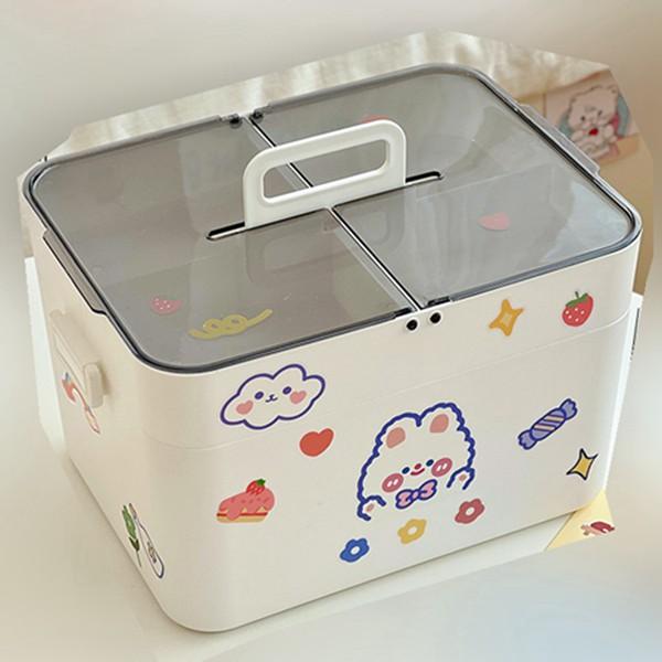 【発売日：2023年07月17日】【??あって便利！家庭の日常生活をサポートしています。コンパクトサイズなので、旅行、出張なども携帯便利です。【??サイズ】27x21x18cm　素材：ppプラスティック【??傷がつかない】薬箱の線が滑らかで...