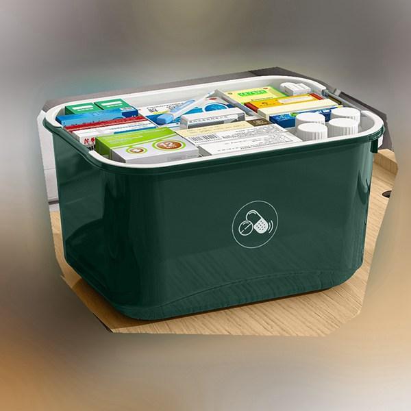 【発売日：2023年07月24日】??便利：一段目の常用薬は見やすい、光沢感と清潔感があり見た目がおしゃれ！??サイズ：中(29x18x21.5cm)　大(37x22x27cm)??高実用性：この収?ボックス用途の広い、それは一つの薬箱だけ...