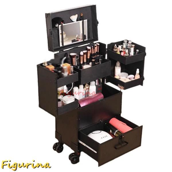 【発売日：2025年01月17日】【携帯便利】コンパクトなデザインでありながら、頑丈な持ち手が付いてるため持ち運びが簡単になります。スーツケースに入れられるので、旅行や出張の際にも使いやすいです。【アルミ合金】化粧箱は厚く幅広のアルミニウム...