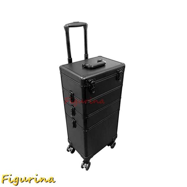 【発売日：2025年01月17日】【ロック付き】鍵付きロックが装備され、大切なものを保管できるプロ用 コスメボックスです。盗まれることだけでなく、持ち運び中に衝突などで開いてしまい、中のものが飛び散ることでの損害を防ぎます【大容量】最上層は...