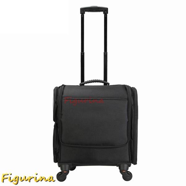 【発売日：2025年01月17日】【持ち運びに便利】ブレーキ機能付きキャスター、化粧箱が重くて持ち運びに不便な心配がありません。ケースのドローバーの高さを調整できるので、身長の異なる人にも適しています。よく化粧に出かける美容師にとってとても...