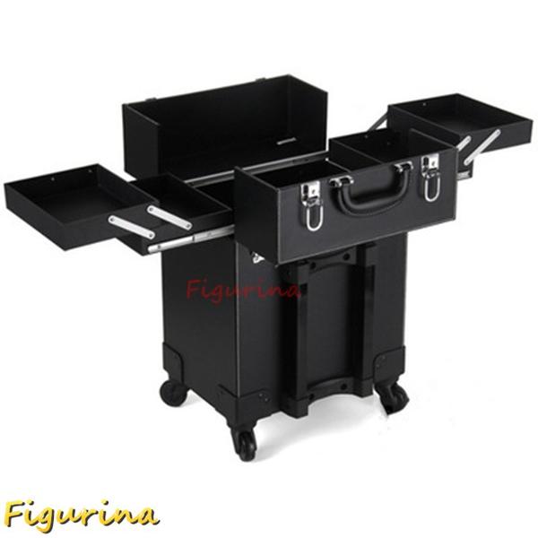 【発売日：2025年01月17日】【完璧なギフト】このトレインボックスメイクアップケースは、自宅で化粧品を保管したり、ドレッシングテーブルを清潔で整頓したりするのに適しているだけでなく、外出先のメイクアップアーティスト、ネイリスト、ヘアスタ...