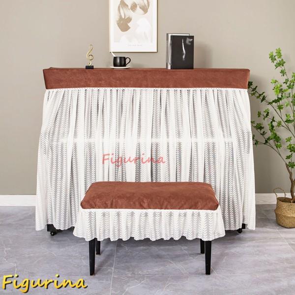 【発売日：2025年01月17日】【素材】ポリエステル生地100%「耐久性があってしわになりにくいので、長くお使いいただけます。どんな部屋にもマッチします〜ピアノも美しいドレスに着替えましょう」【オススメ】おしゃれなヨーロピアン調デザインの...