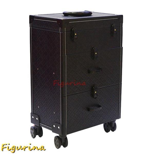 【発売日：2025年01月17日】【プロ仕様のコスメケース】大容量で仕事に必要なメイク道具や化粧用品をすべて整理して収納できます。メイクアップアーティストやネイリスト、出張サロンなど、たくさんの荷物で移動される方にオススメです。彼女、奥様、...