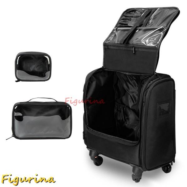 【発売日：2025年01月17日】【取外し可；持ち運びに便利】取り外し可能な360°キャスタ付き、化粧箱が重くて持ち運びに不便な心配がありません。ケースのドローバーの高さを調整できるので、身長の異なる人にも適しています。よく化粧に出かける美...