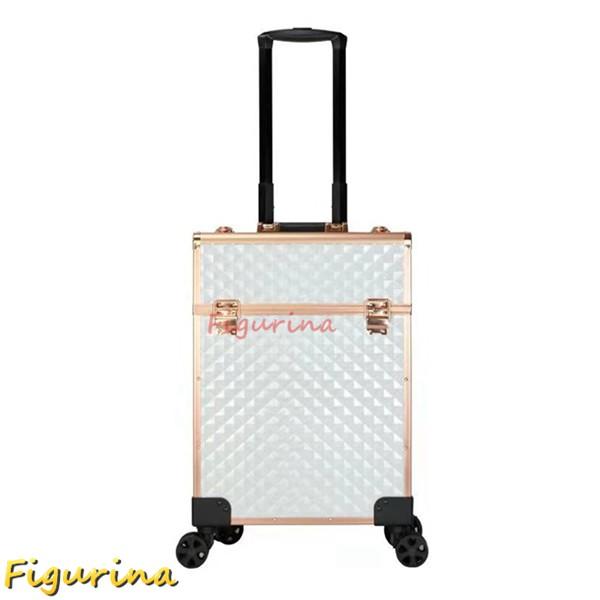 【発売日：2025年01月17日】【完璧なギフト】このトレインボックスメイクアップケースは、自宅で化粧品を保管したり、ドレッシングテーブルを清潔で整頓したりするのに適しているだけでなく、外出先のメイクアップアーティスト、ネイリスト、ヘアスタ...