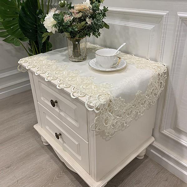 【発売日：2024年02月22日】★素材：レース　サイズ展開（約）：40*80cm*2枚★【洗濯と保管】色が褪せることはない。ブリーチは使用しないで手を優しく洗浄してください。今年使用したものは使い捨てものではなく使ってから綺麗に収納してま...