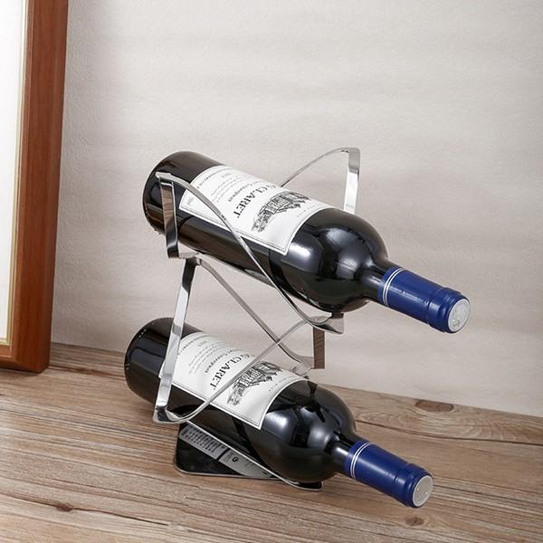 【発売日：2024年05月13日】?ホームバー、テーブルトップ、キッチンカウンターなどに、装飾の外観に創造的でエレガントなタッチを加えるのに役立ちます。?耐久性のある素材で作られたこのワインボトルディスプレイラックは、高い光沢のある滑らかな...