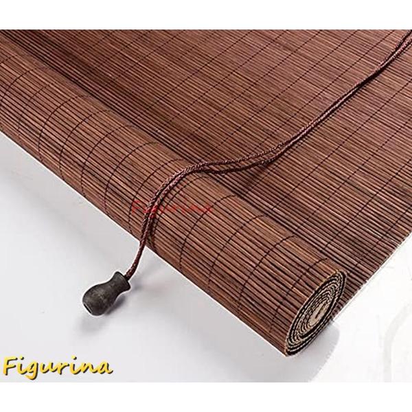 【発売日：2024年06月13日】リビングルーム、キッチン、ベッドルームなどあらゆる窓に適したスタイリッシュな竹製ローラーシャッター。プライバシー保護と装飾効果を兼ね備えます。自然な風合いと耐久性を兼ね備えた100％天然の竹製ブラインド。内...