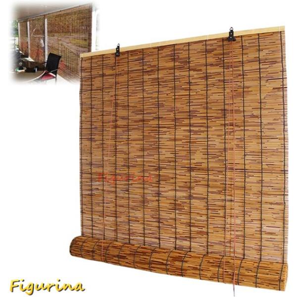 【発売日：2024年06月13日】幅広い用途：家庭用から商業用まで、さまざまな場所で利用可能です。自然の葦で作られた100％天然素材：室内温度を調整し、太陽からあなたを守ります。天然葦カーテン：柔らかな光を取り入れ、読書や仕事に必要な優しい...