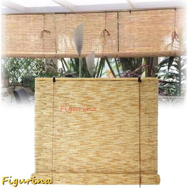 【発売日：2024年06月13日】プライバシー保護にも優れたファッショナブルなバンブーブラインドは、強い紫外線や視線からしっかりと守ります。簡単設置で雨やほこりにも強い！葦のカーテンは、使いやすさと耐久性を兼ね備えたアイテムです。是非お試し...