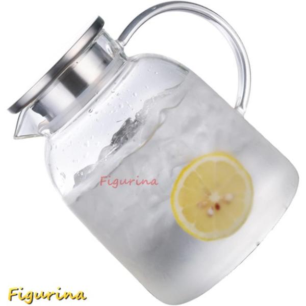 【発売日：2024年07月03日】対応環境も抜群！ガスレンジ、冷蔵庫に対応しており、アイスティーを作る際も問題ありません。【高品質の素材】耐熱ガラス製ですので、麦茶などを煮出した熱いまま入れても変形したり何かが溶け出したりする心配なく使えま...