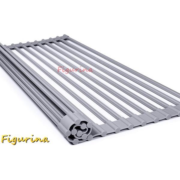 【発売日：2024年07月03日】滑り止め＆大きな耐荷重能力！ 全シリコンカバーで食器が滑り落ちにくく、20kgまでの耐荷重能力で重い食器も安心して置けます。シンク上のスペースを有効活用！ シンク上に置いて使う折り畳み式の水切りラックで、キ...