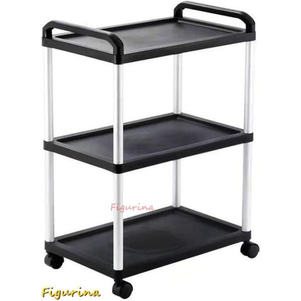 【発売日：2024年07月03日】組立簡単！説明書と工具付きで、一人でもカンタンに組み立てられます！時間も手間もかかりません！キッチン、ホテル、リビングルーム、トイレ、ビューティーサロンなど、様々な場所に適応可能！食品、食器、日用品を収納す...