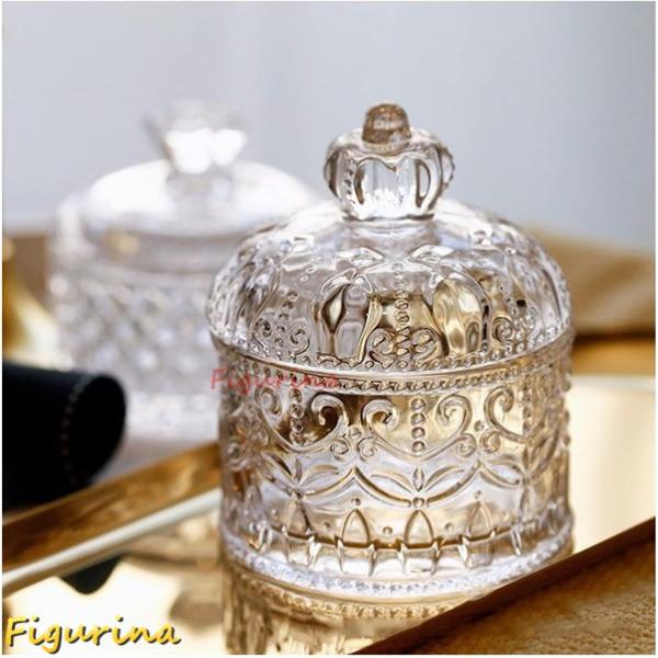 【発売日：2024年07月03日】ギフトに最適: 誕生日やクリスマスなどの贈り物に最適なサイズとデザインです。サイズ：サイズ：幅9cm*高さ11cm(蓋を含む) ご注意: クリスタルジャーはガラス素材でできています。 取り扱いには十分ご注意...