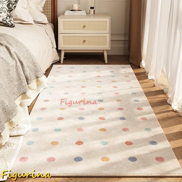 【発売日：2024年07月30日】【活躍場合】洗濯しても変形せず、寝室、書斎、居間、キッチン、バルコニーなどで使用できます。綿毛は細かく自然で、厚みのある綿毛は寒い地面から足を守り、リラックス感を与えます。【やわらかい】毛足は、短く高密度と...