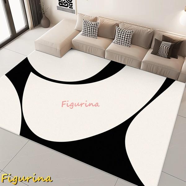 【発売日：2024年08月06日】【滑り止め加工】カーペットの裏面には滑り止めのデザインもついており、お子様やペットが走り回ったり、年配の方が躓いて滑る心配も要りません。また適度な粘着効果で床を傷つけにくく安心。【幾何学模様】のステッチとさ...