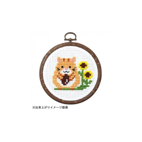 刺繍糸や針、おしゃれなフープなどがセットになった制作キット♪初心者の方におすすめです。