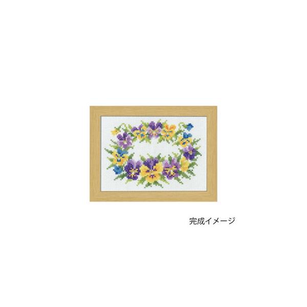 月日の流れを美しい季節の花々で表現したクロス・ステッチキットです。