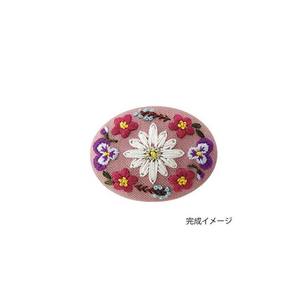 小さな草花など、かわいい絵柄をモチーフにしたフランス刺しゅうの手づくりキットです。図案プリント済なのですぐに始められます。裏面裏面の仕上がりもキレイです。