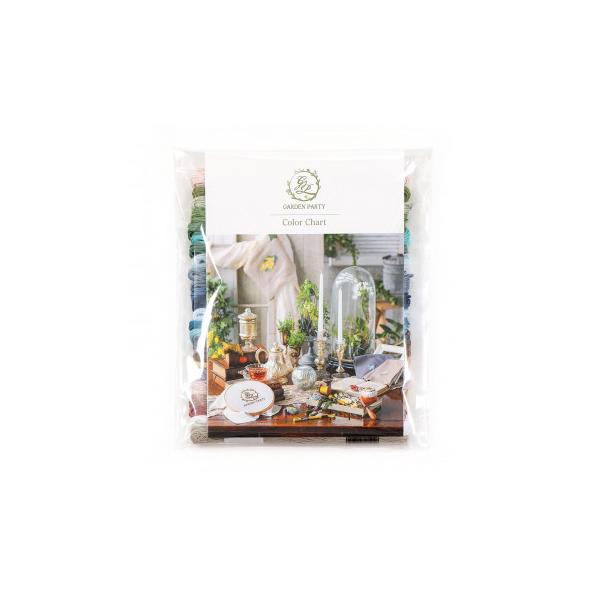 「ガーデン」からインスピレーションを受けてセレクトした25番刺しゅう糸のカラーアソートセットです。