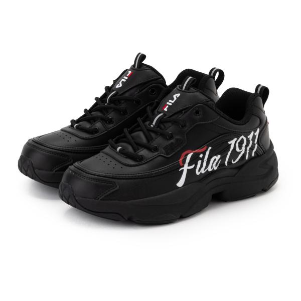 【商品名】　RAYTONA SCRIPT【品番】　　FM0101003014【カラー】　 BLACK【サイズ】　 22.5cm〜28.0cm (ハーフサイズなし)【ソール高】 約4cm人気のボリュームソールモデル『RAYTONA』に、インパ...