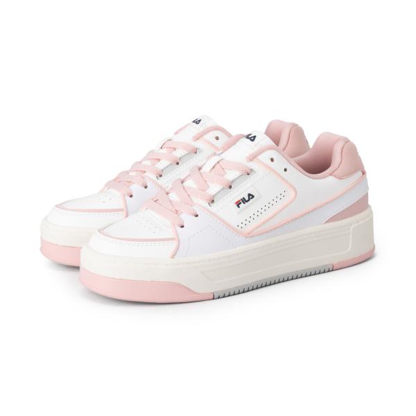 【商品名】　FILA COURT FEATHERY V2【品番】　　 FUFW25040116【カラー】　 BRIGHT WHITE/SILVER PINK/SNOW WHITE【サイズ】　 22.0cm〜28.0cm（ハーフサイズ無し）【...