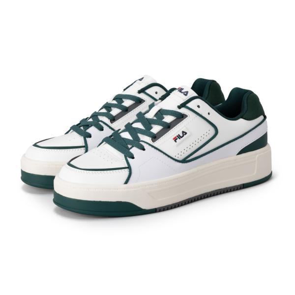【商品名】　FILA COURT FEATHERY V2【品番】　　 FUFW25040198【カラー】　 BRIGHT WHITE/BOTANICAL GARDEN/SNOW WHITE【サイズ】　 22.0cm〜28.0cm（ハーフサイ...