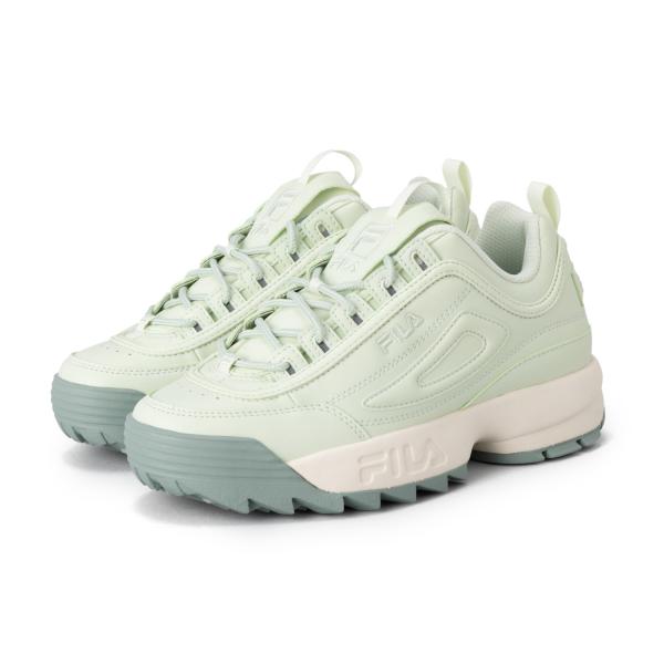 【商品名】　DISRUPTOR II【品番】　　 FUFW25054310【カラー】　 GREEN/GARDENIA【サイズ】　 22.0cm〜29.0cm【ソール高】 約4cm「DISRUPTOR II」が、2025年秋冬シーズンの新色で...