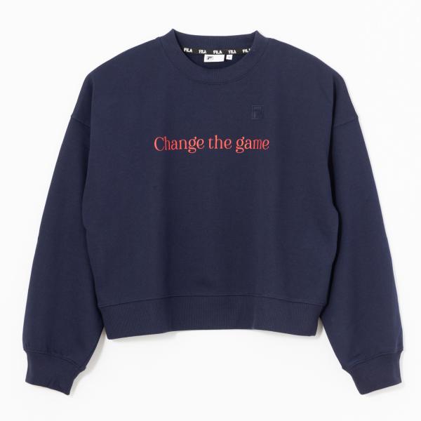 【品番/商品名】 FW25FP053　FLEECE LINING CREW SWEAT　スウェット【カラー】NAVY / PURPLE / WHITE【サイズ】M,L,XL【素材】ポリエステル65% / 綿35％【原産国】中国【商品説明】肌...