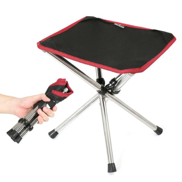 万博 行列 イス 椅子 折り畳み アウトドアチェア 折りたたみ椅子 コンパクト 超軽量 耐荷重110kg 収納袋付 キャンプ お釣り 登山 お花見 観戦