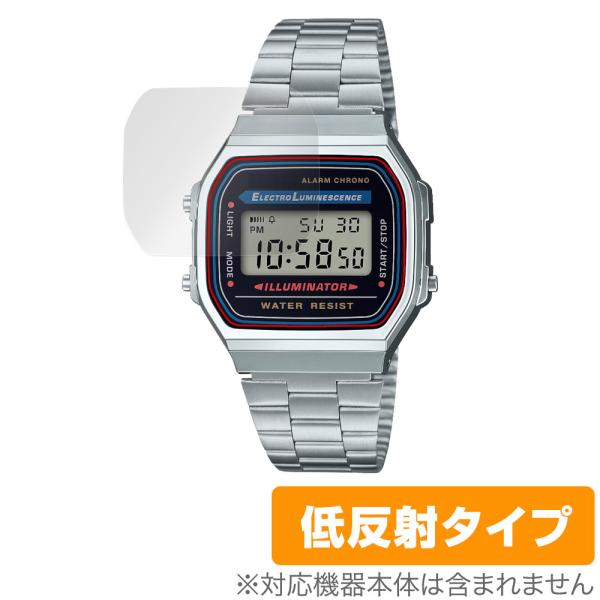 ポイント利用カシオ「CASIO Collection STANDARD A168WA」に対応した映り込みを抑える液晶保護シート！低反射タイプ OverLay Plus(オーバーレイ プラス)！液晶画面の汚れやキズ付き、ホコリからしっかり保護...