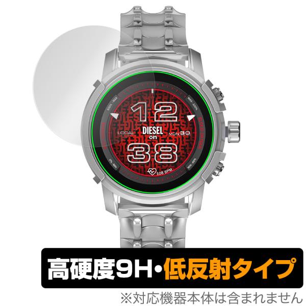 ディーゼル「DIESEL THE GRIFFED GEN 6」に対応した9H高硬度の液晶保護シート！映り込みを抑える低反射タイプの OverLay 9H Plus(オーバーレイ 9H プラス)！耐久性に優れた表面硬度9Hのシートでしっかり保...