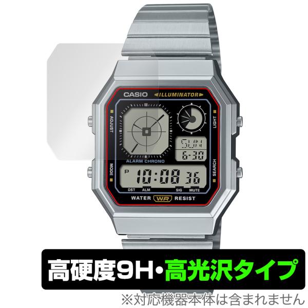カシオ「CASIO CLASSIC CASIO A130WE シリーズ」に対応した9H高硬度の液晶保護シート！色鮮やかに再現する高光沢タイプ OverLay 9H Brilliant(オーバーレイ 9H ブリリアント)！液晶画面を汚れやキズ...