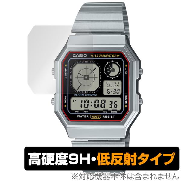 カシオ「CASIO CLASSIC CASIO A130WE シリーズ」に対応した9H高硬度の液晶保護シート！映り込みを抑える低反射タイプの OverLay 9H Plus(オーバーレイ 9H プラス)！耐久性に優れた表面硬度9Hのシートで...