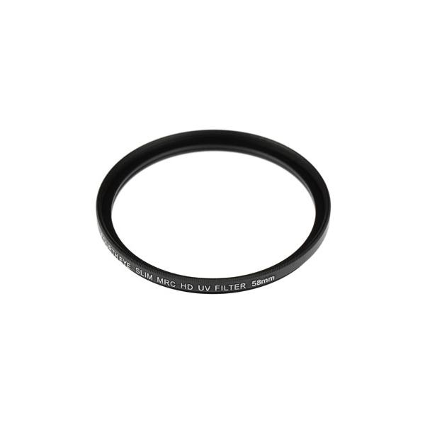 ・レンズをキズや紫外線(UV)からガードするデジタル用MC(反射防止コート)のレンズフィルターです。・撥水コート＆防汚コートで水滴や汚れが付きにくく付いても拭き取りやすい。・黒い薄枠設計でワイドレンズでもケラレにくい構造になっています。・ガ...