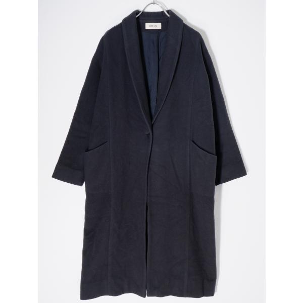【ブランド】evam evaエヴァムエヴァ【アイテム】2019AW wool wide coatウールワイドコート【サイズ】サイズ[2] 肩幅約54cm/身幅約62cm/着丈約106cm/袖丈約49cm【カラー】ノースシー【素材】ウール90...