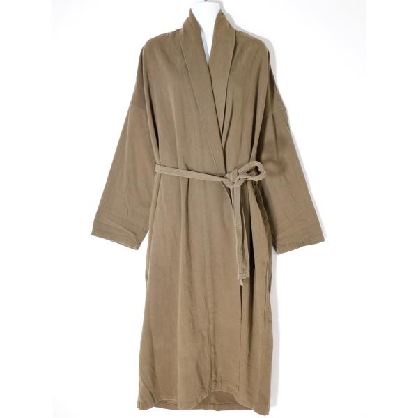 【ブランド】AP STUDIO(アパルトモンL'Appartement)【アイテム】Cotton Gown Coatコットンガウンコート【サイズ】サイズ[フリー] 肩幅約72cm/身幅約67cm/着丈約124cm/袖丈約46cm【カラー】カ...