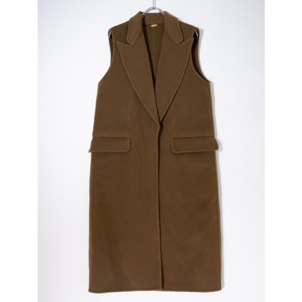 【ブランド】MUSE de Deuxieme Classeミューズ ドゥ ドゥーズィエムクラス【アイテム】2017AW Victorian リバーベスト【サイズ】サイズ[フリー] 肩幅約38cm/身幅約49cm/着丈約105cm【カラー】カ...