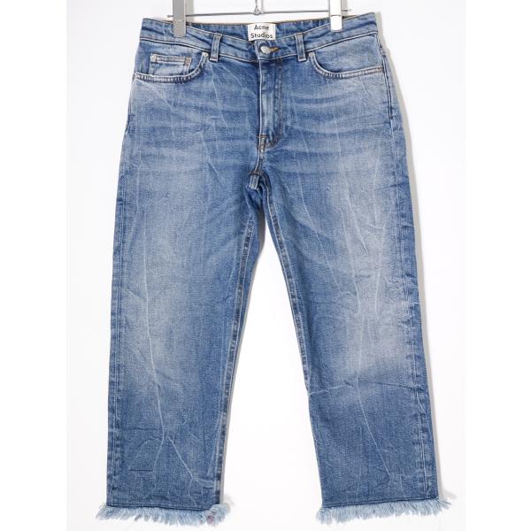 【ブランド】Acne Studiosアクネ ストゥディオズ【アイテム】Row Fringe CLTVTカットオフデニム【サイズ】サイズ[26] ウエスト約72cm/ヒップ約92cm/股上約23cm/股下約53cm/わたり幅約25cm/すそ幅...