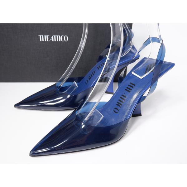 【ブランド】THE ATTICOジ アティコ【アイテム】ESTER SLINGBACK 95MMスリングバック ミュール パンプス【サイズ】サイズ[36] アウトソール長さ約27cm（つま先〜踵まで）/ソール幅約8cm（最長部）/ヒール高さ...