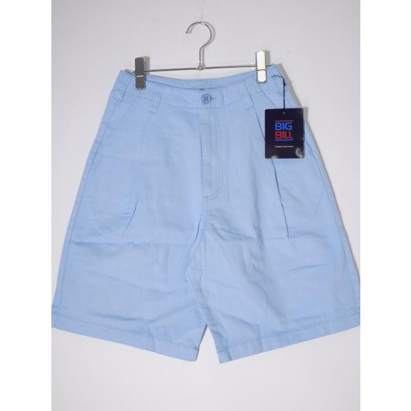 【ブランド】BIGBILLビッグビル【アイテム】レディース ワイドショートパンツ新品【サイズ】サイズ[M] ウエスト68ｃｍ、股上約33.4ｃｍ、股下約24ｃｍ、わたり約35ｃｍ、裾幅約30ｃｍ【カラー】ライトブルー【素材】綿 100%【状...